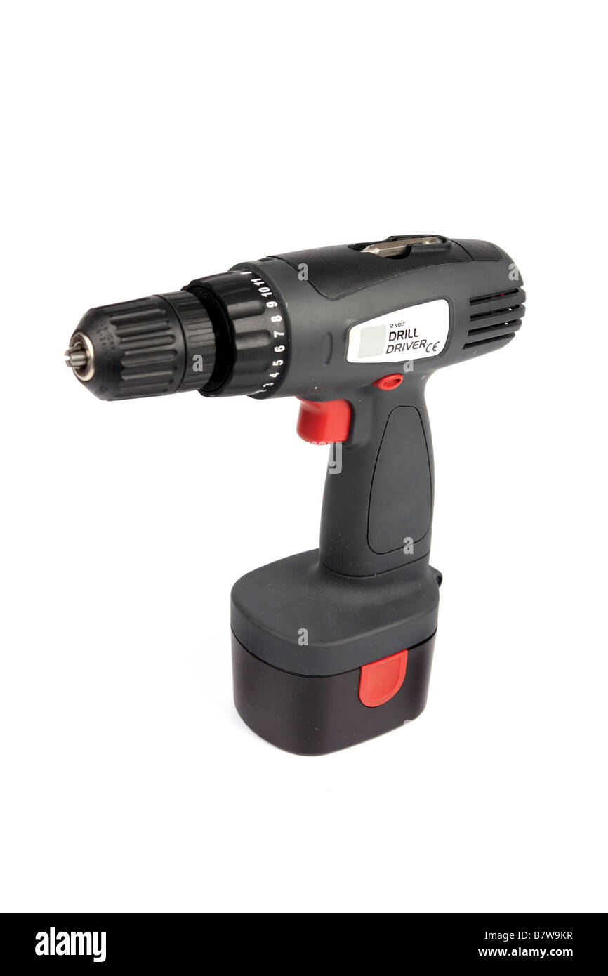 Power tool drill white background hi-res stock photography and images ...