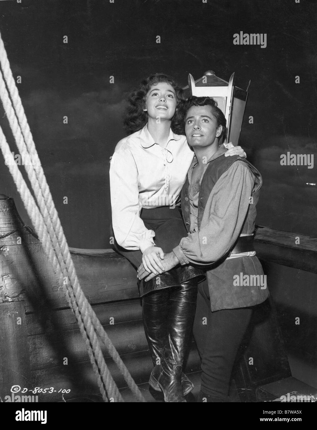 LE ROI PIRATE Prince of Pirates Year: 1953 USA John Derek, barbara rush ...