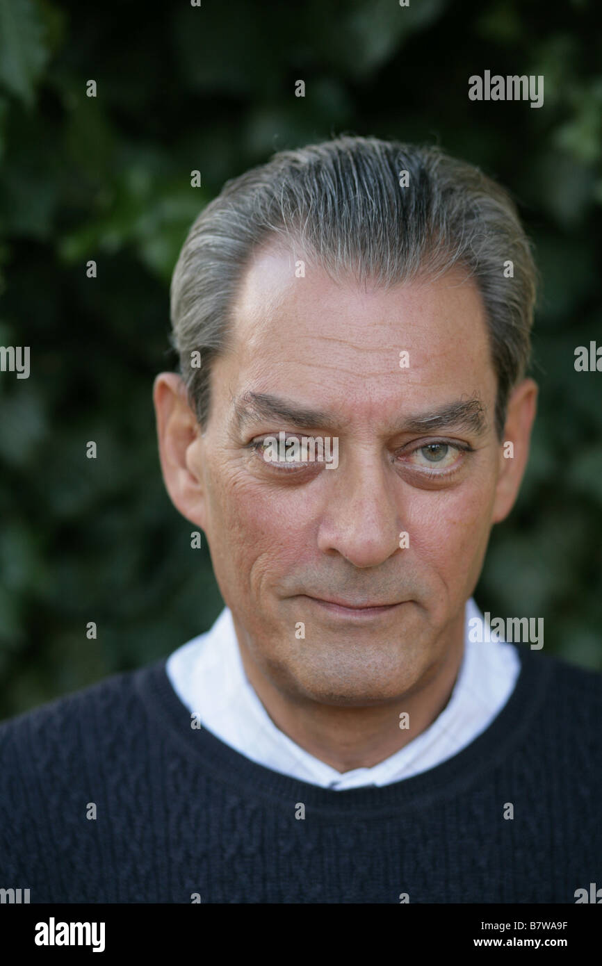 New York based author and film director Paul Auster portrait shots ...