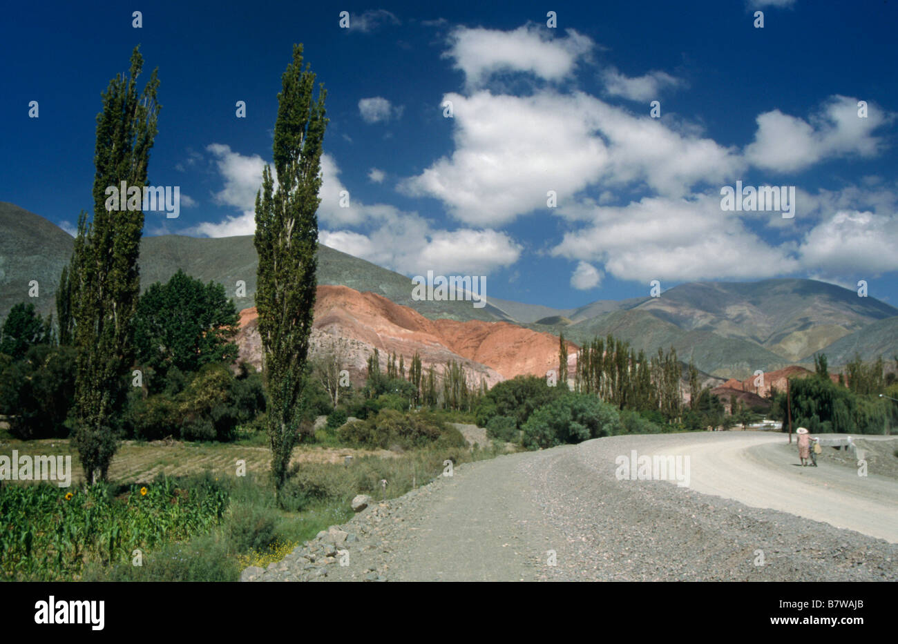 Cerro de los Siete Colores Hill of Seven Colours Coloured earth rock ...