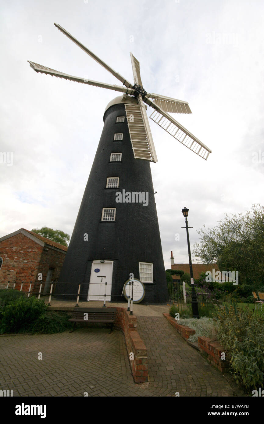 Waltham windmill near Grimsby a six storied brick tower mill with six ...