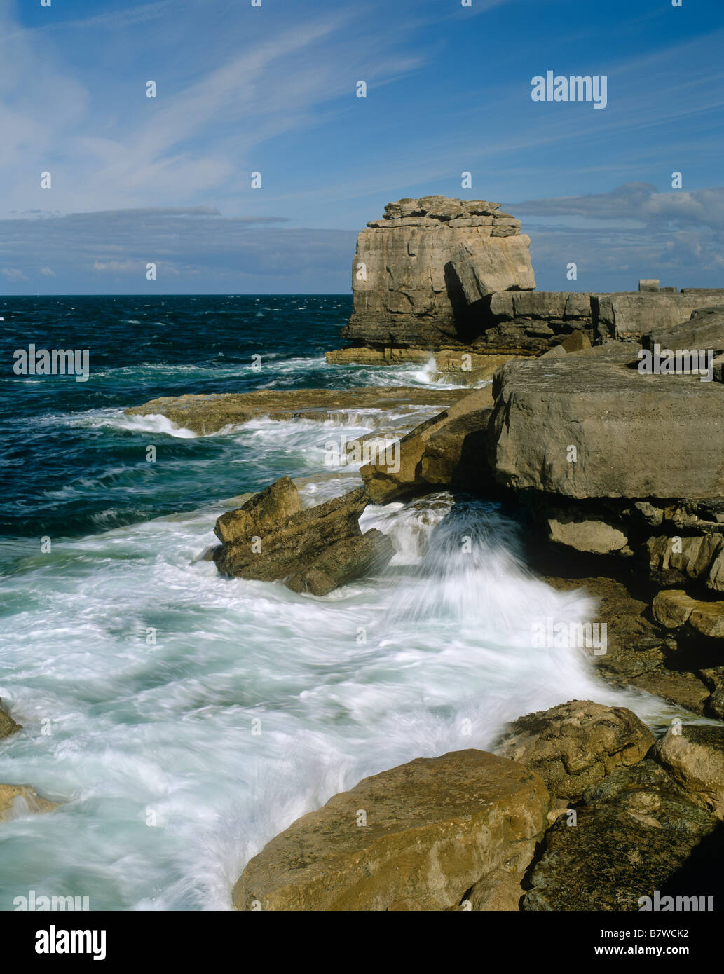 Pulpit Rock Portland Bill Dorset UK Stock Photo - Alamy
