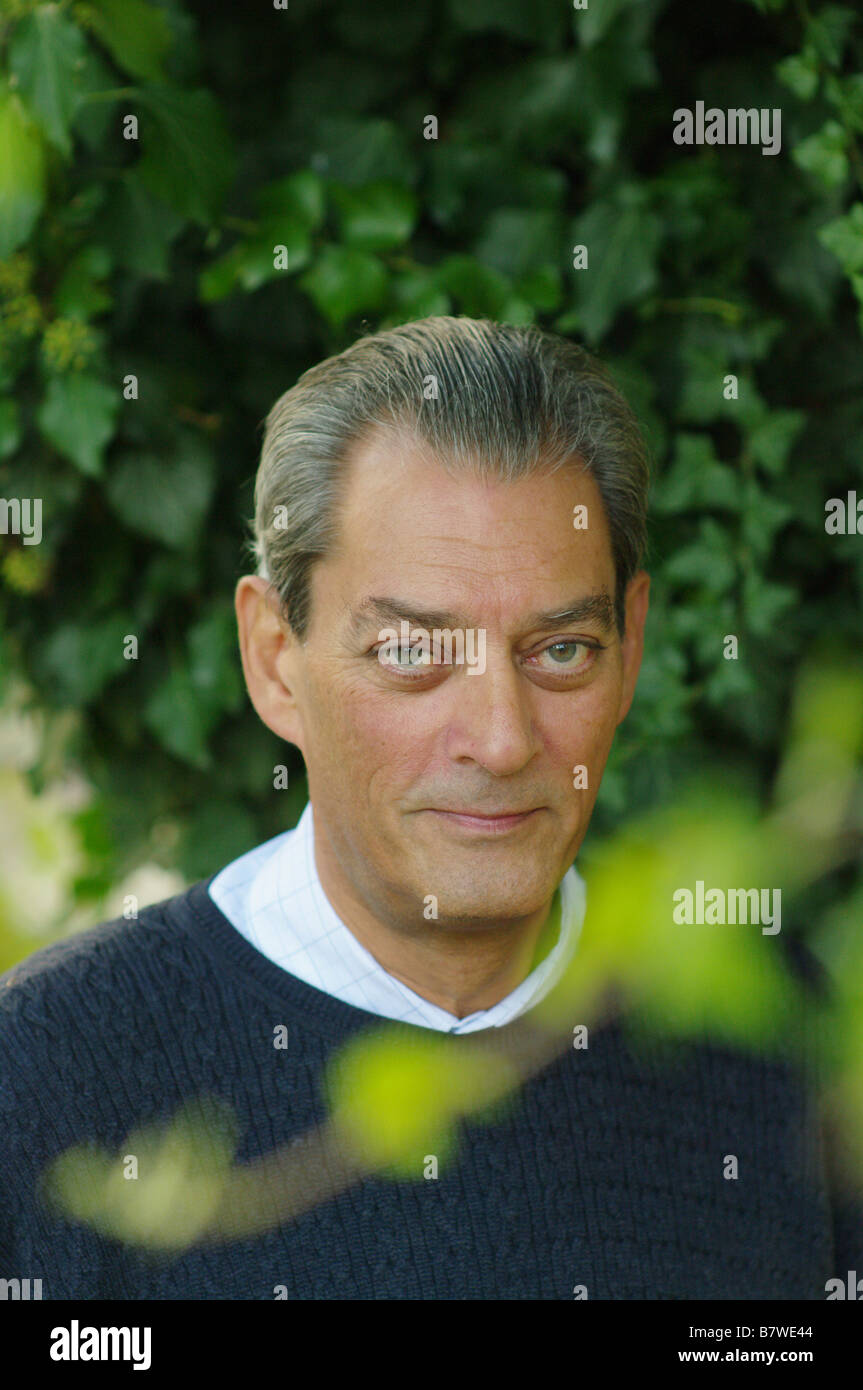 New York based author and film director Paul Auster portrait shots ...