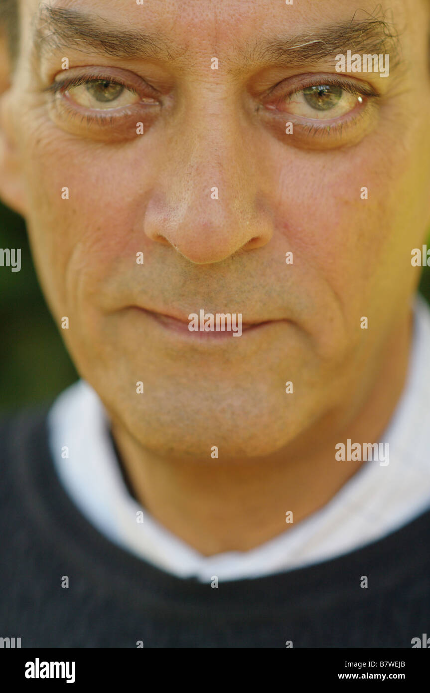 New York based author and film director Paul Auster portrait shots ...