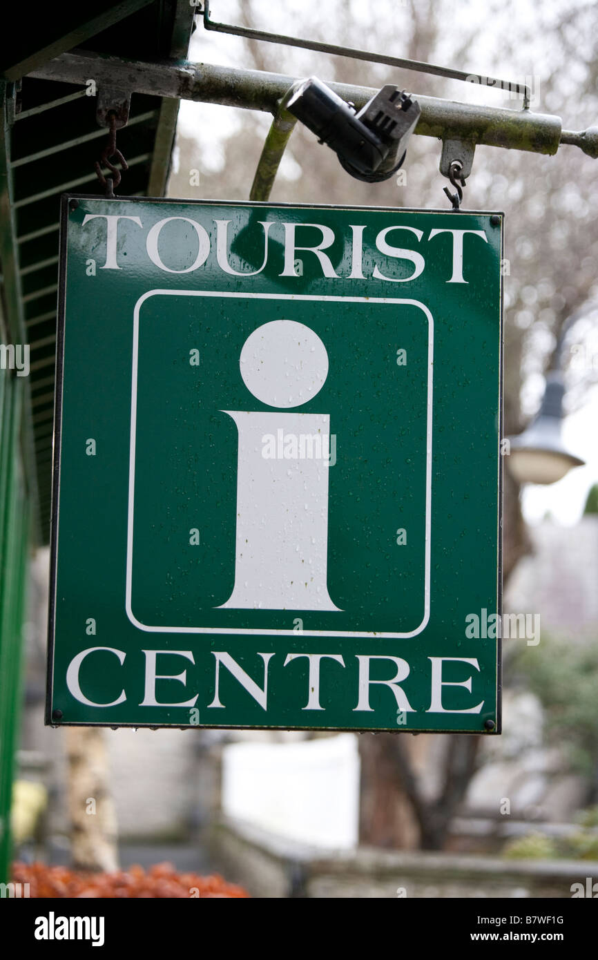Irish Tourism office sign adare county limerick Stock Photo - Alamy