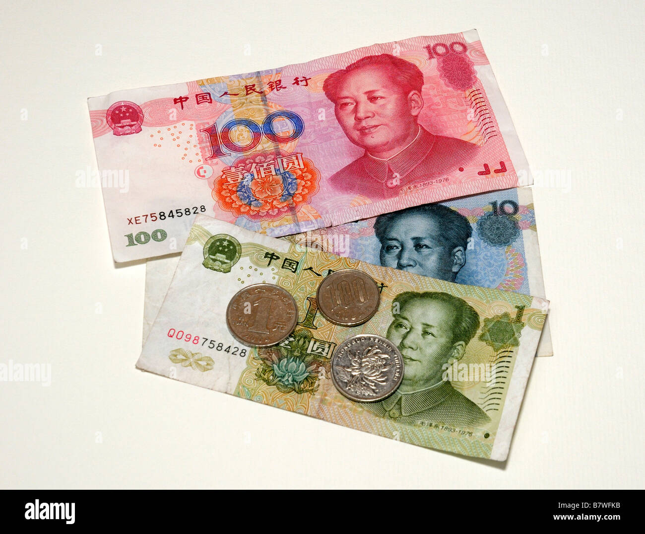 China currency notes hi-res stock photography and images - Alamy
