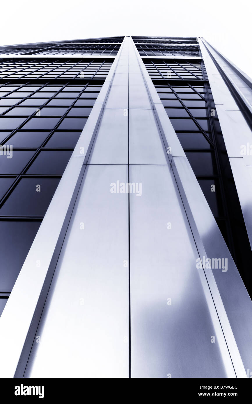 Skyscraper facade in abstract composition Stock Photo - Alamy