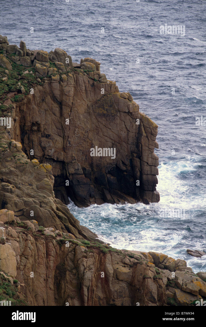Cornwall England Land's End the Most Westerly Point of Mainland England ...