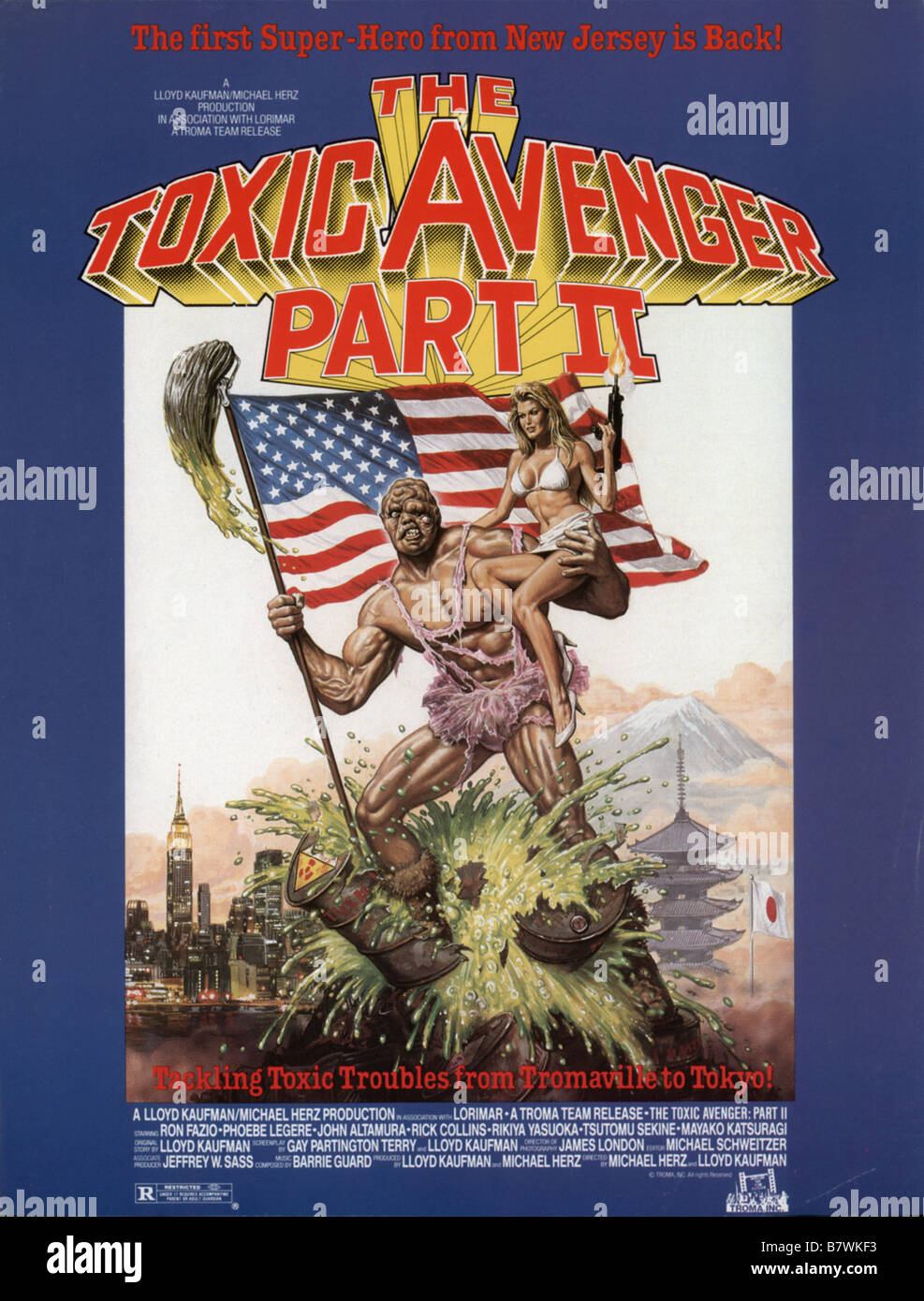 The Toxic Avenger II The Toxic Avenger, Part II Year: 1989 USA affiche ...