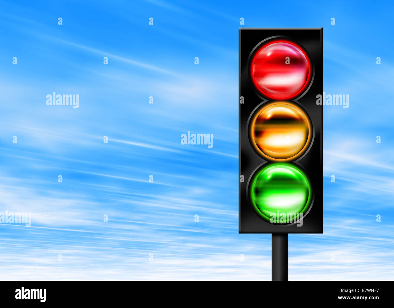 3 light traffic signal hi-res stock photography and images - Alamy