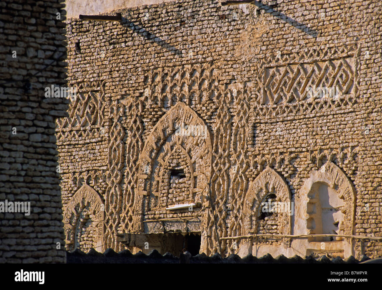 The particular architecture of the city of Zabid Yemen Stock Photo - Alamy