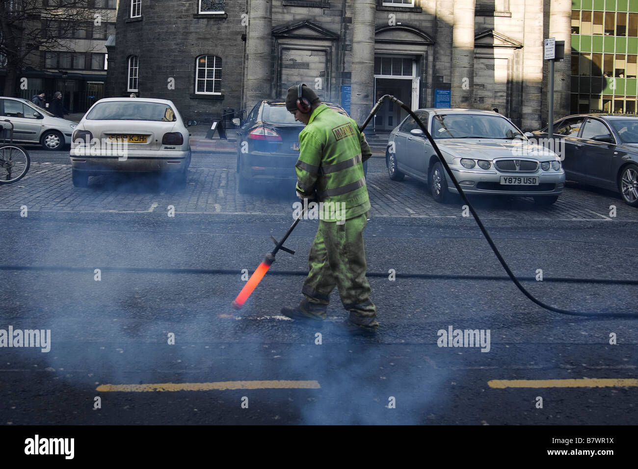Cleaning along the road hi-res stock photography and images - Alamy