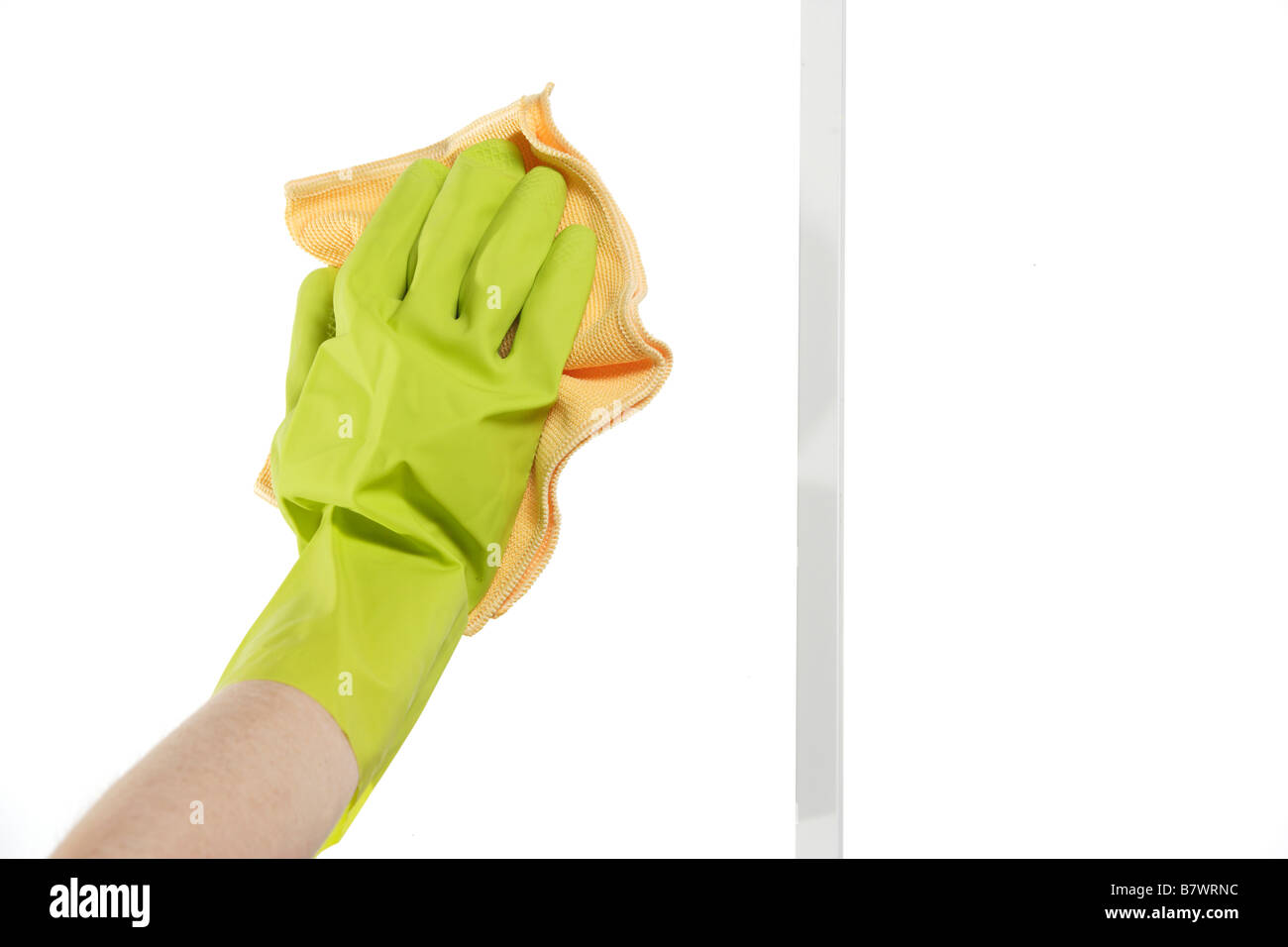 Woman cleaning equipment Cut Out Stock Images & Pictures - Alamy