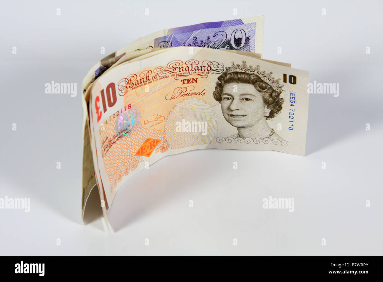 £10 and £20 notes Stock Photo - Alamy