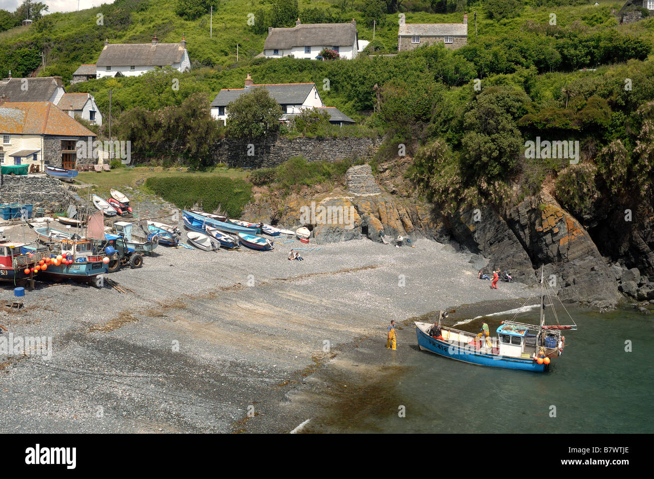 Cadgwith, Cornwall - John Gollop Stock Photo - Alamy