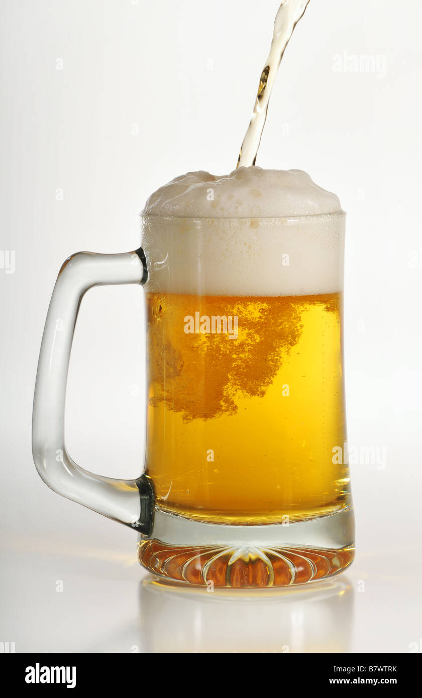Pint of Beer Stock Photo - Alamy