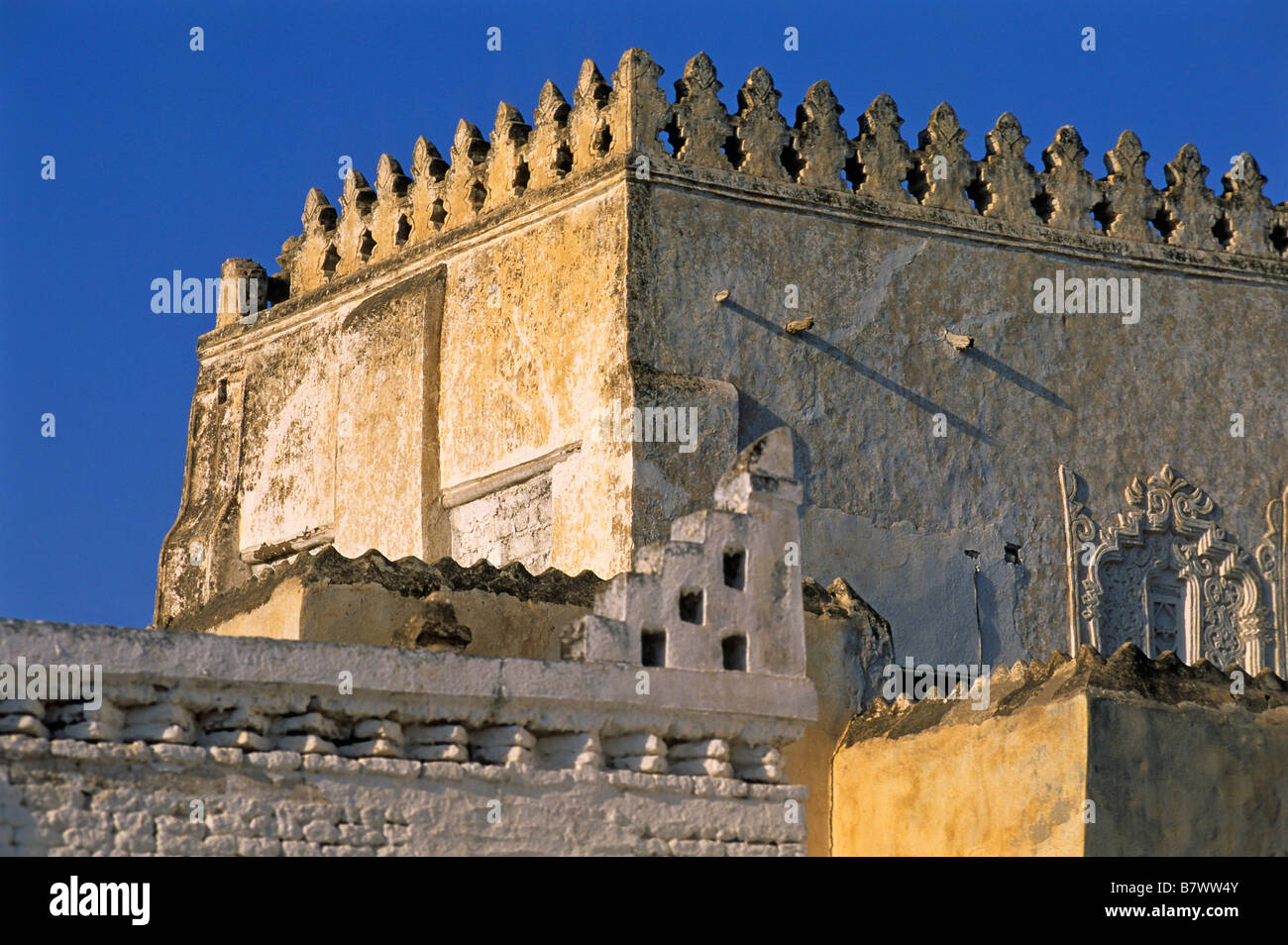 The particular architecture of the city of Zabid Yemen Stock Photo - Alamy