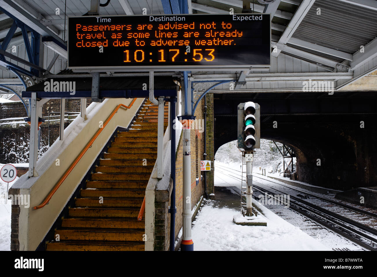 Railroad line disruption hi-res stock photography and images - Alamy