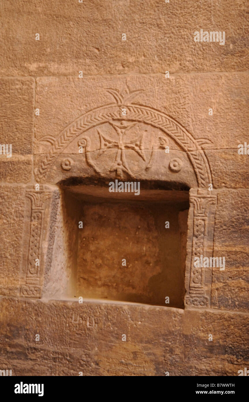 Coptic Christian Altar at the Temple to Isis, Horus and Osiris on ...