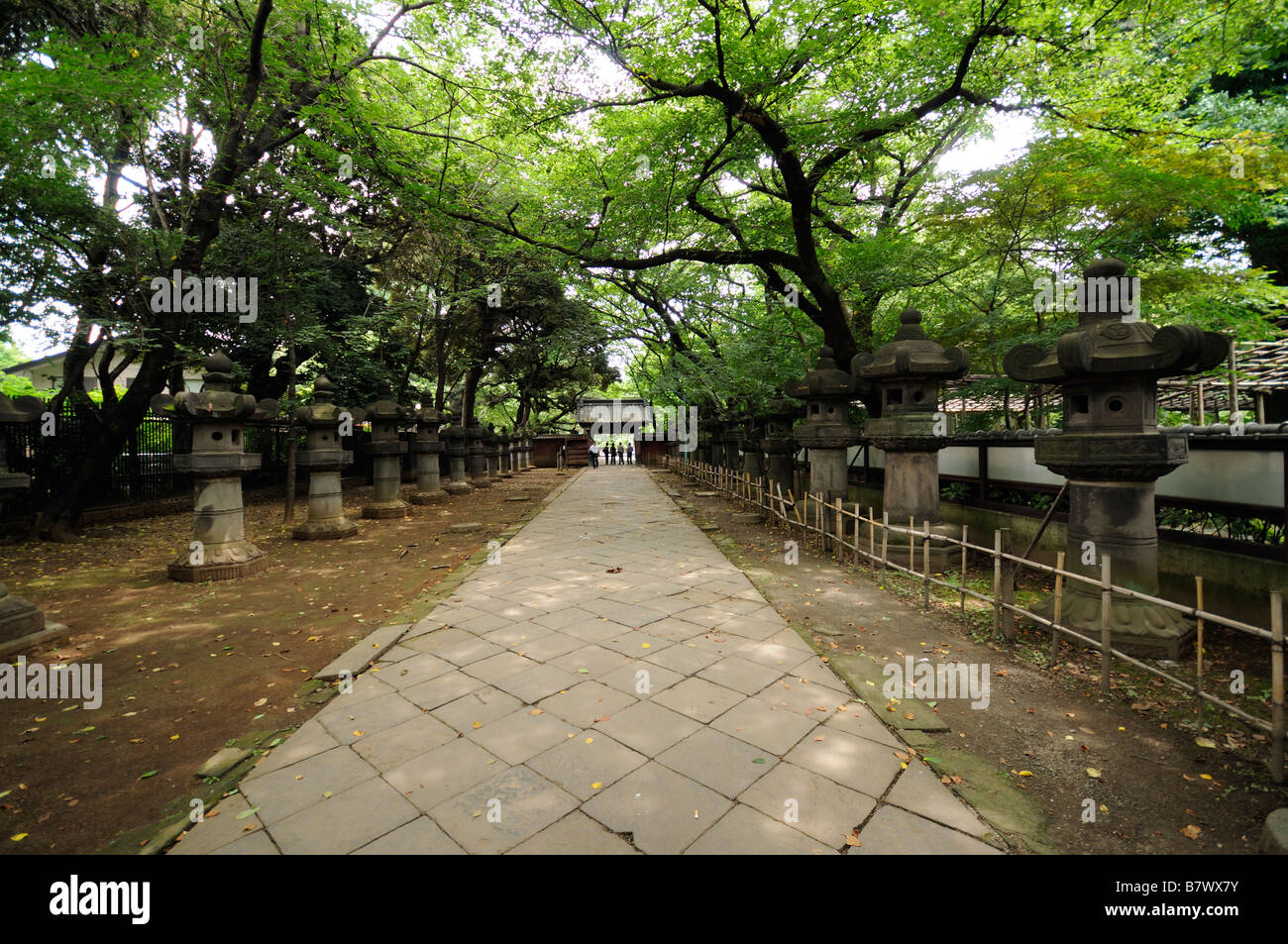 Entrance to Ueno Toshogu Shinto Shrine. Ueno Park. Tokyo. Japan Stock ...
