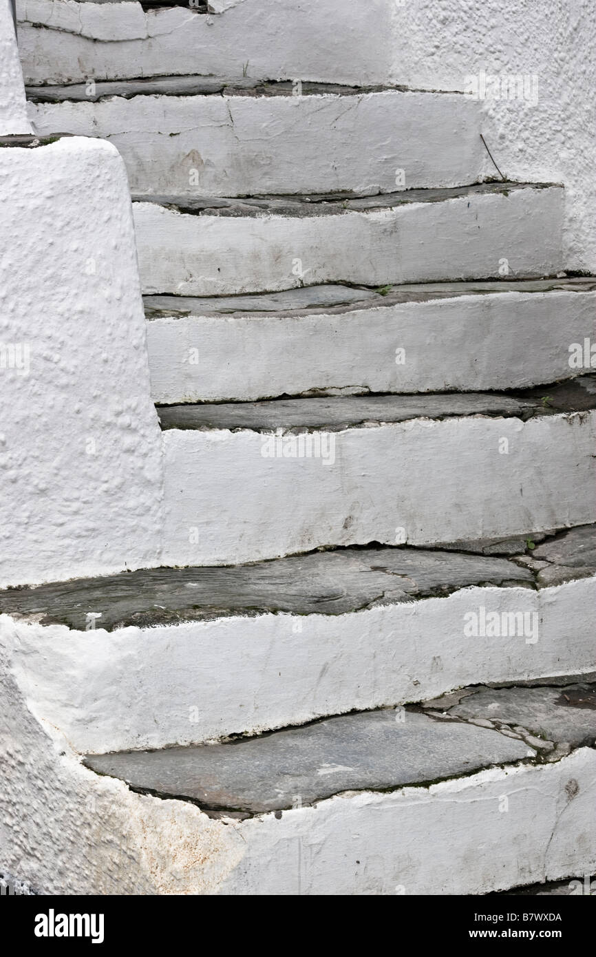 Worn stone steps hi-res stock photography and images - Alamy