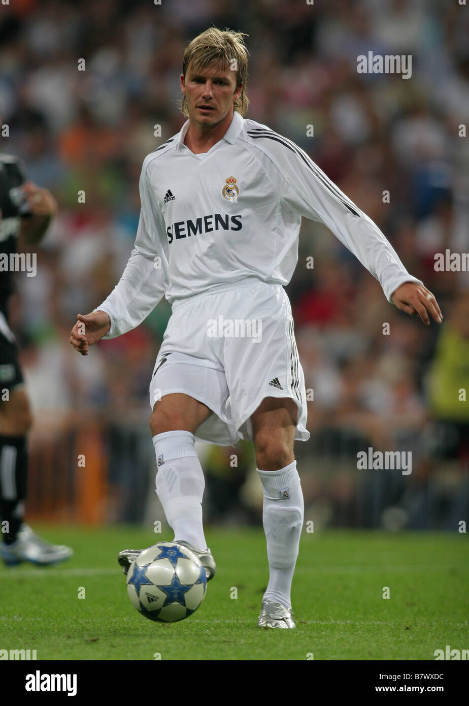 David Beckham, with Real Madrid Football Club Stock Photo - Alamy