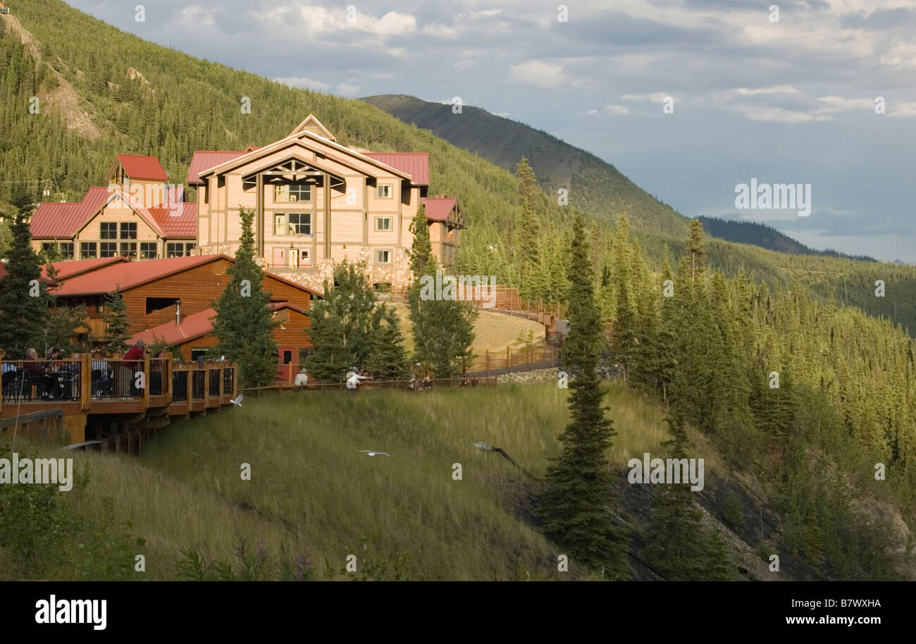 Beautiful Lodge in Alaska Stock Photo - Alamy
