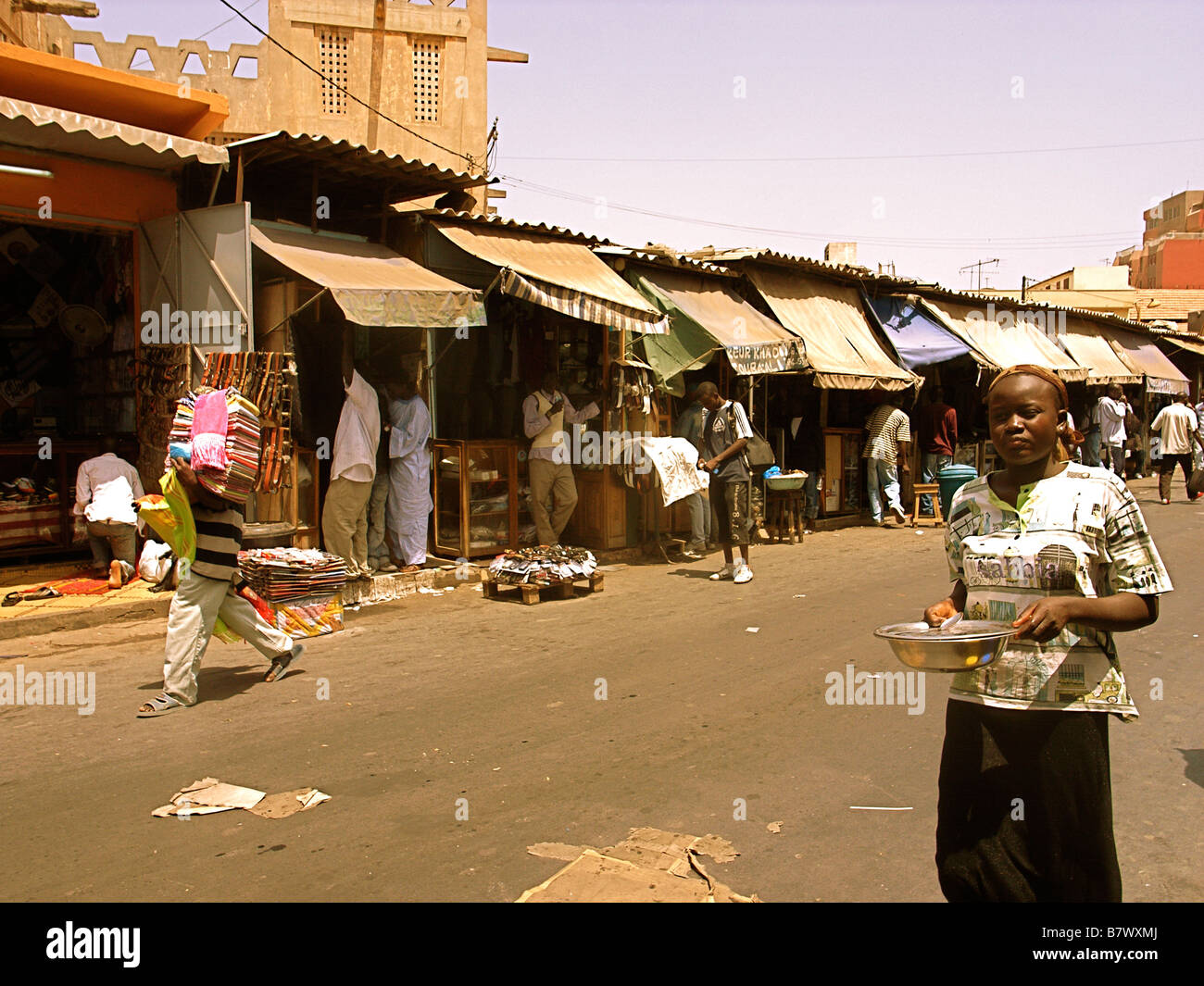 A street in Dakar, Senegal, Africa Stock Photo - Alamy