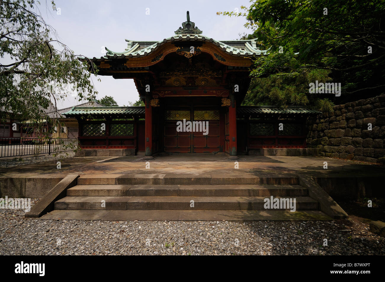 Tokugawa Mausoleum Gate. Kaneiji Temple. Ueno. Tokyo. Japan Stock Photo ...