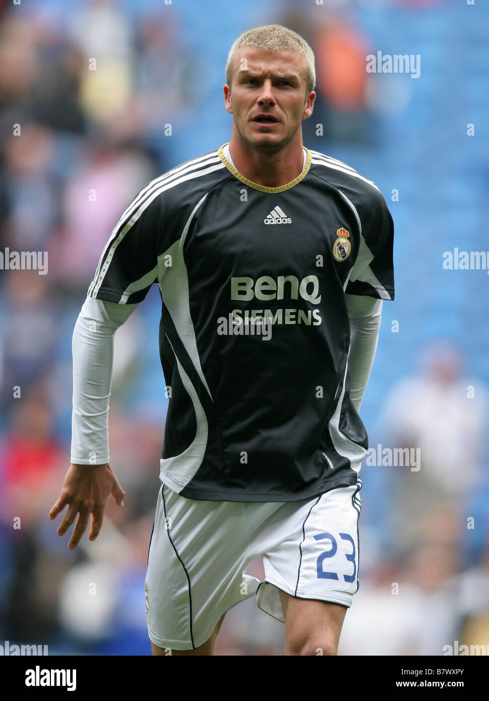 David Beckham, with Real Madrid Football Club Stock Photo - Alamy