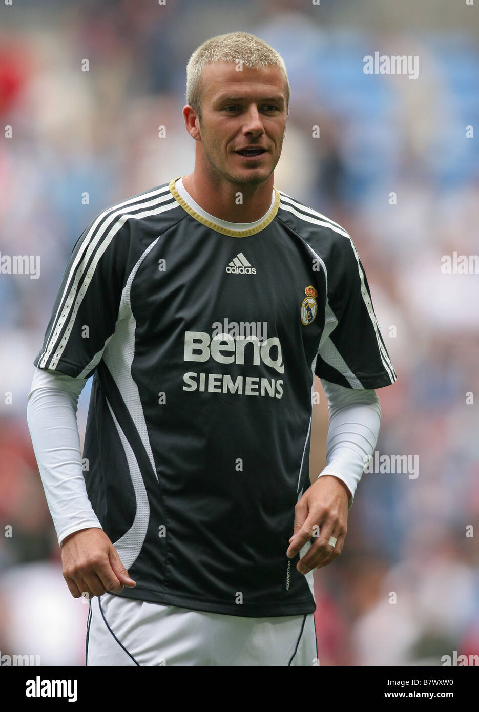 David Beckham, with Real Madrid Football Club Stock Photo - Alamy