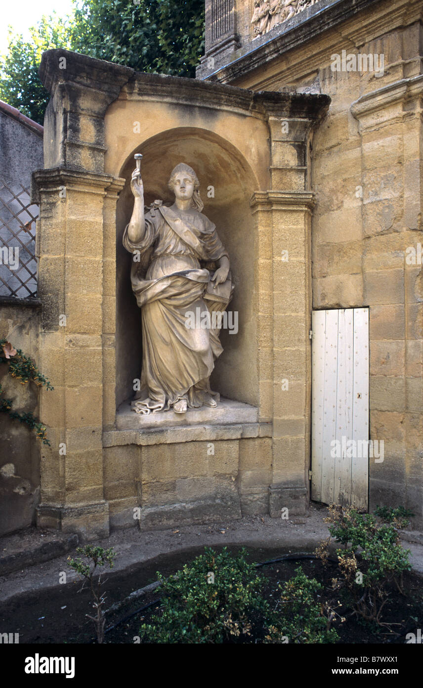 Statue of Deborah at the Monument Joseph Sec (c18th), Aix-en-Provence ...