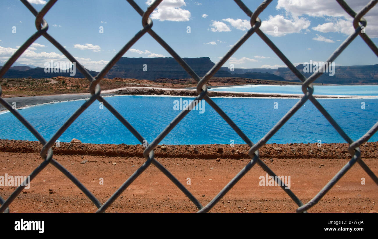 The Potash mine near Moab Utah Stock Photo - Alamy
