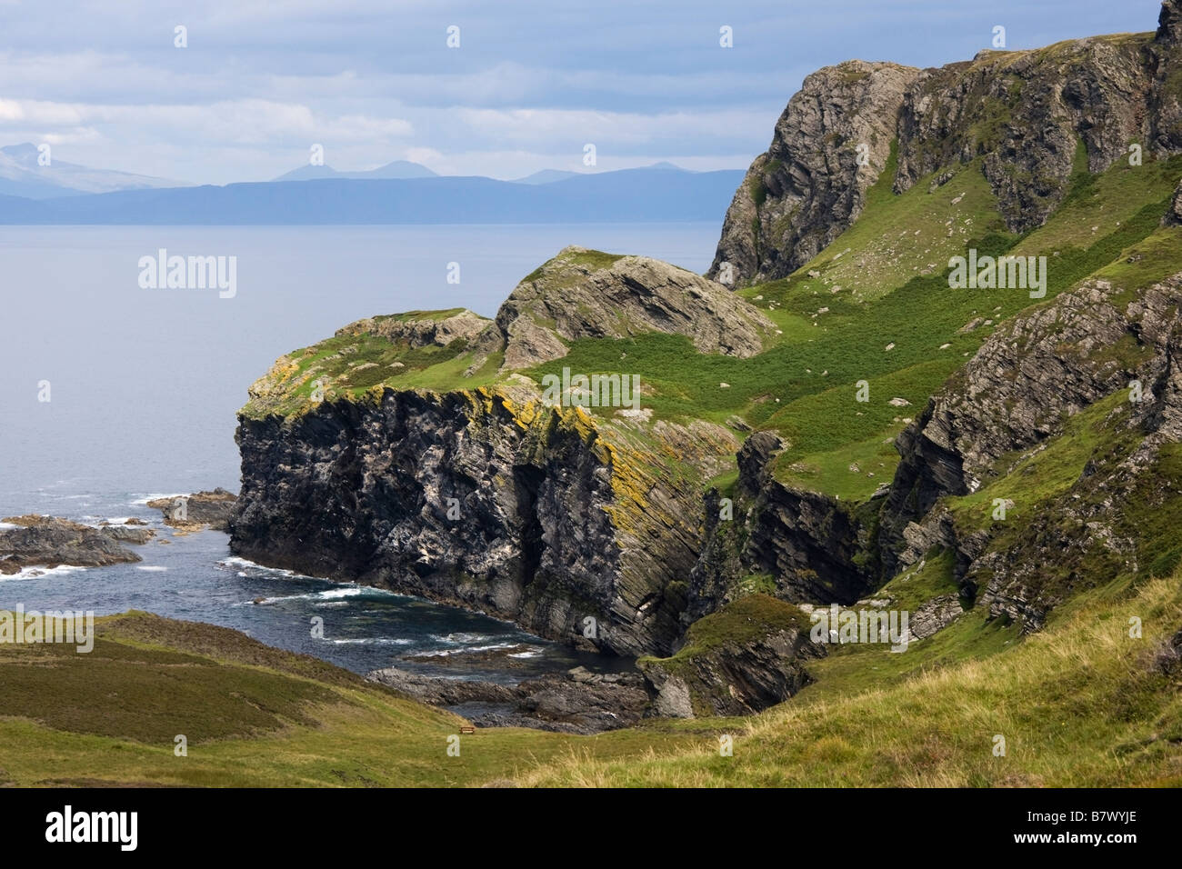Cliffs, Colonsay, Scotland Stock Photo - Alamy