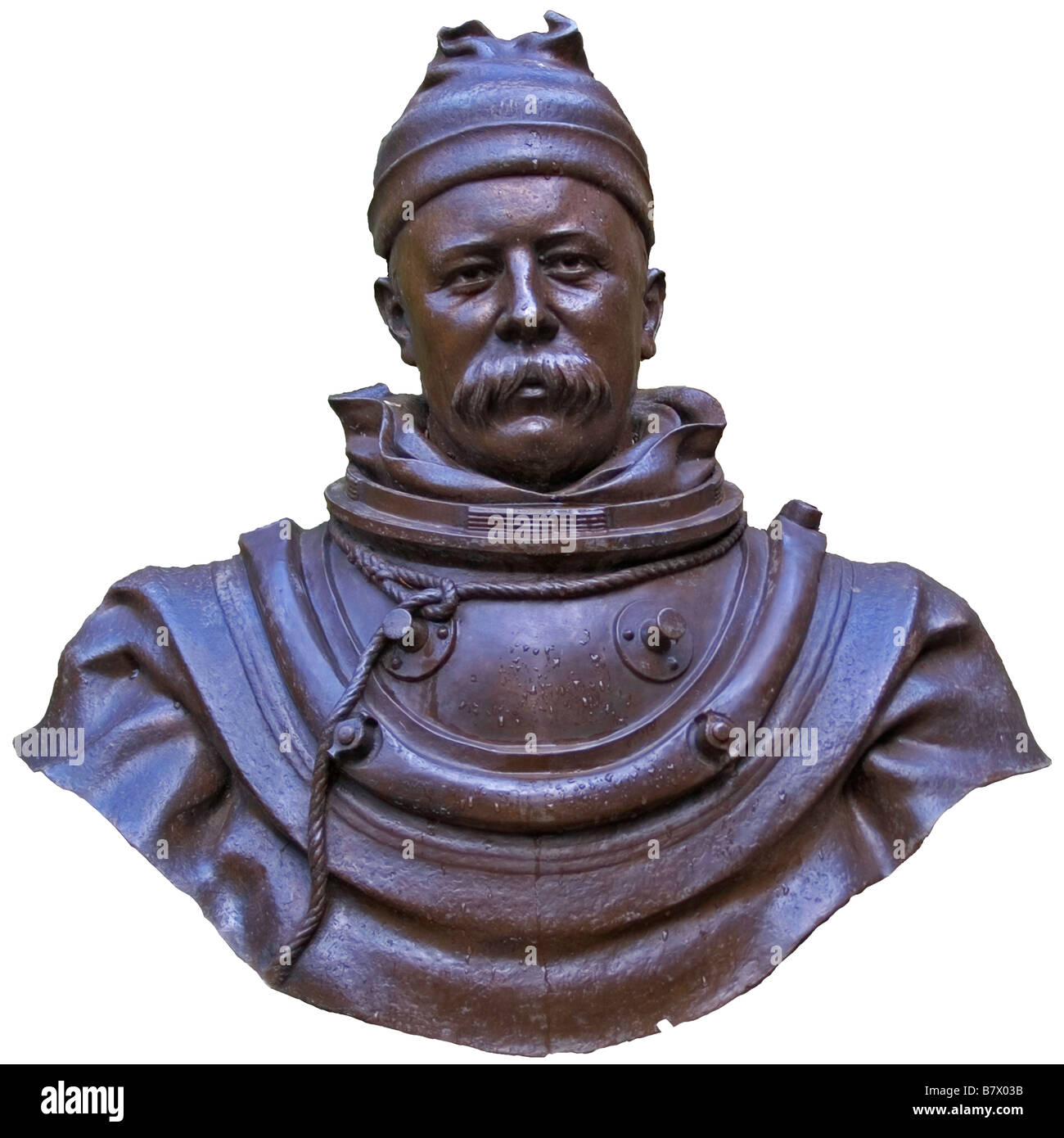 William Walker - The Winchester Diver - Bust In Cathedral Precincts ...