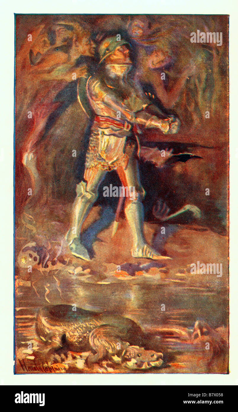 In The Valley of the Shadow of Death Scene from Pilgrim's Progress by ...