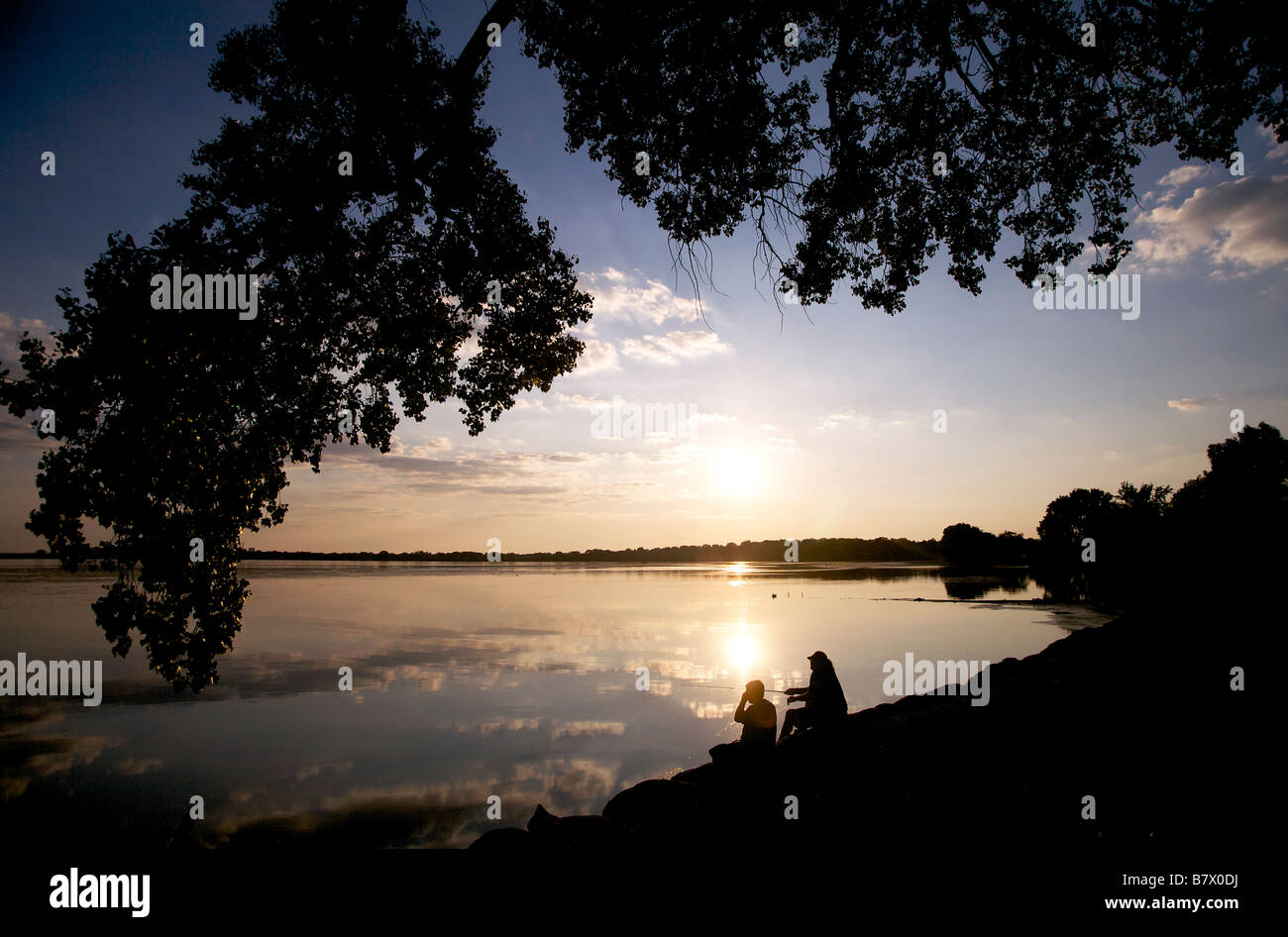 Fishing in Lake Monona in Madison Wisconsin Stock Photo - Alamy