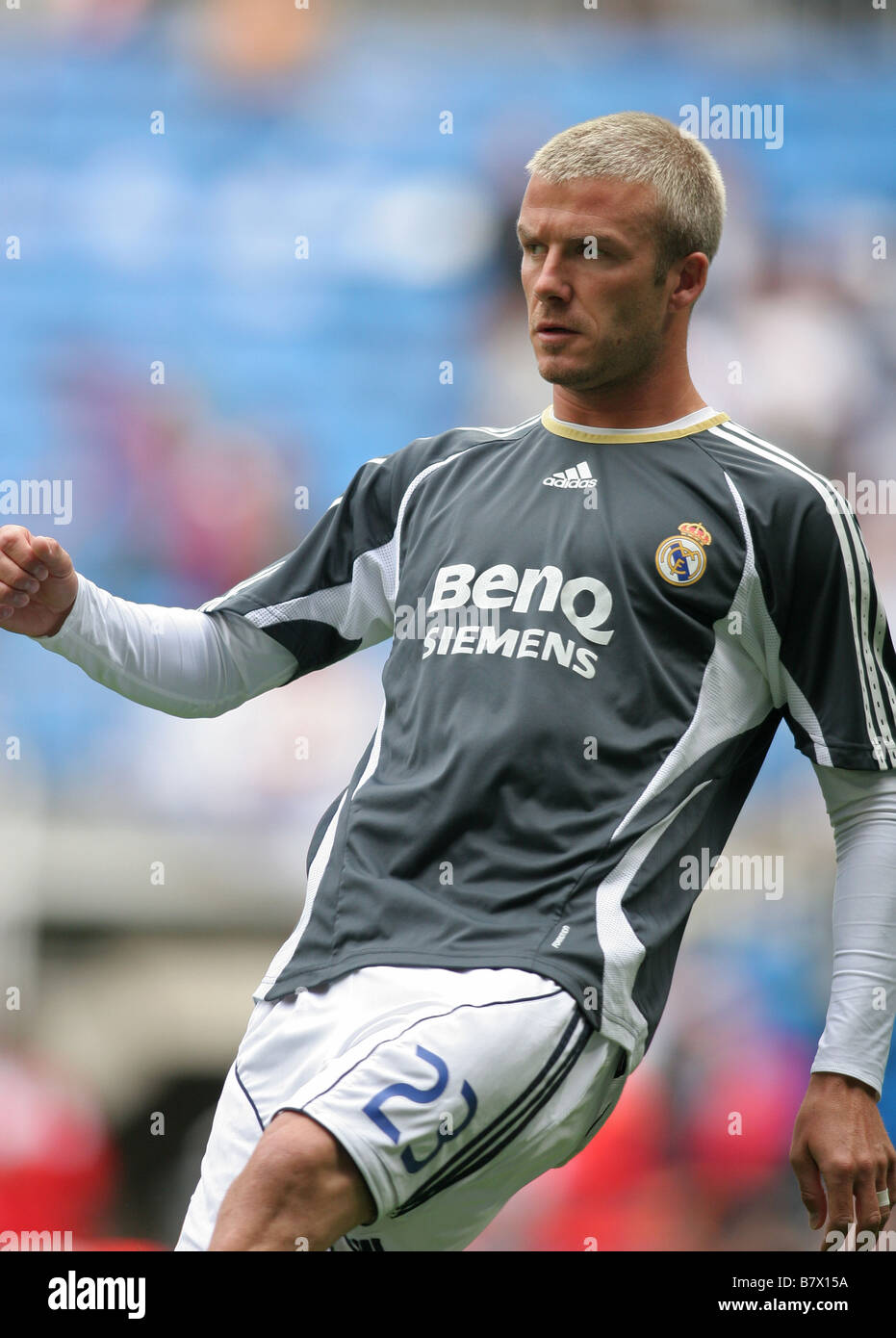 David Beckham, with Real Madrid Football Club Stock Photo - Alamy