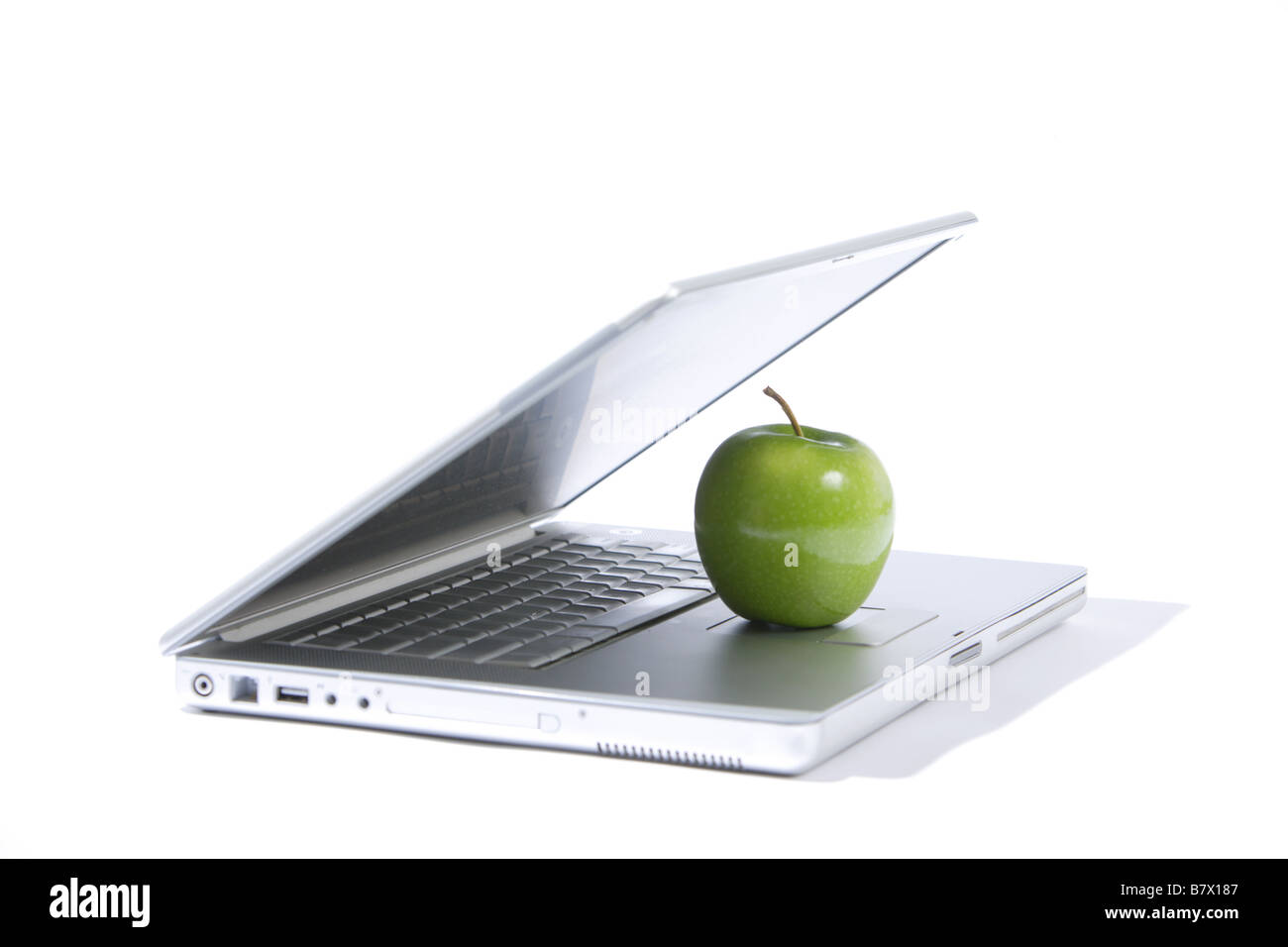 Sitting laptop computer in Cut Out Stock Images & Pictures - Alamy