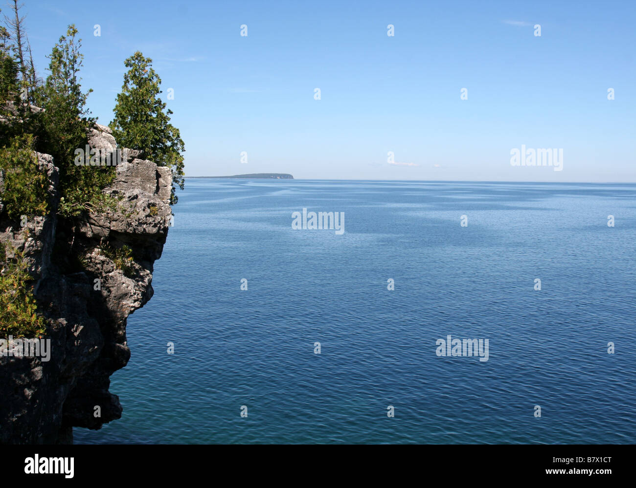 Georgian Bay Cliff Stock Photo - Alamy
