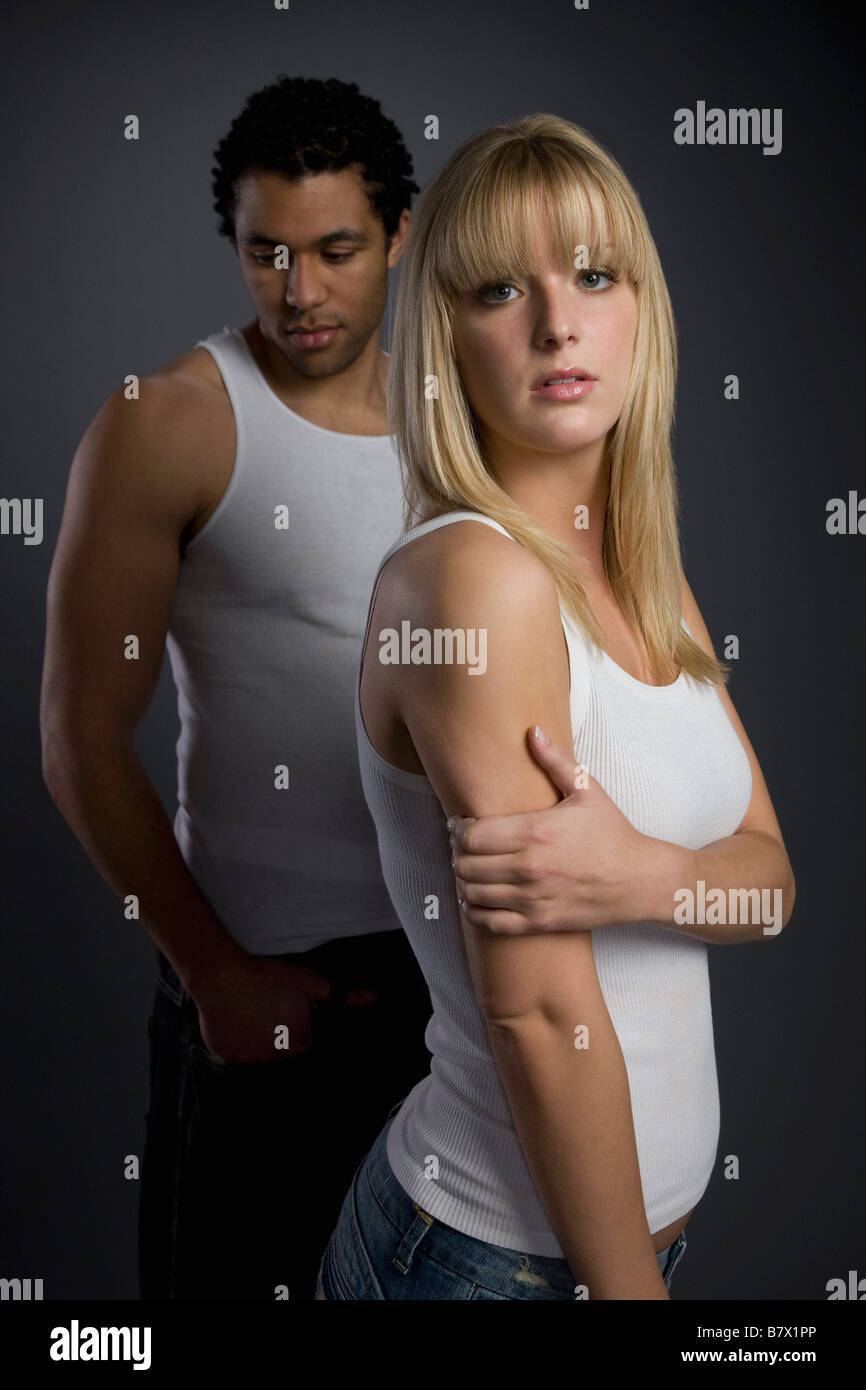 Portrait of two people Stock Photo - Alamy