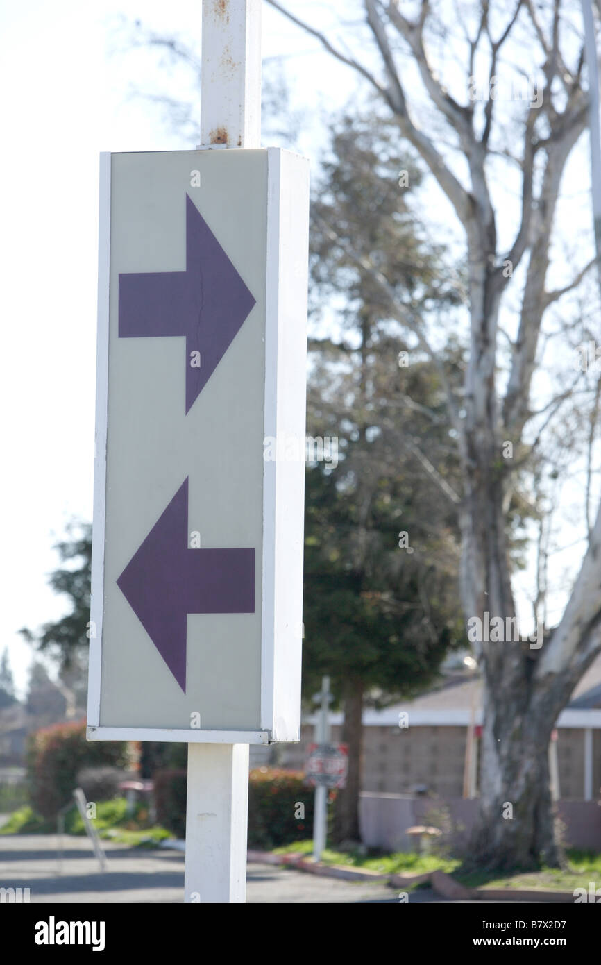 Motorway sign arrow hi-res stock photography and images - Alamy