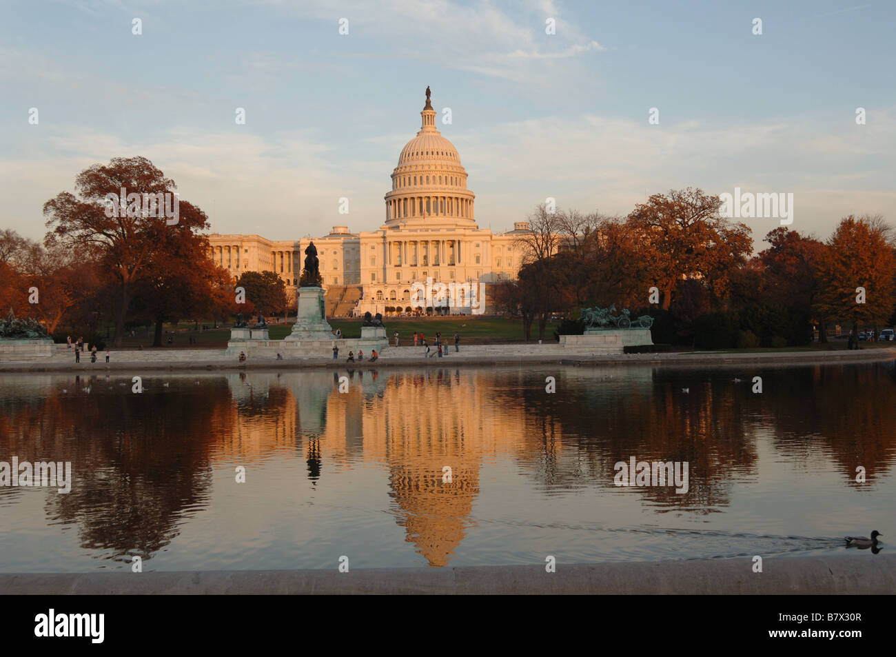 Capital building at sunset in Washington DC Stock Photo - Alamy