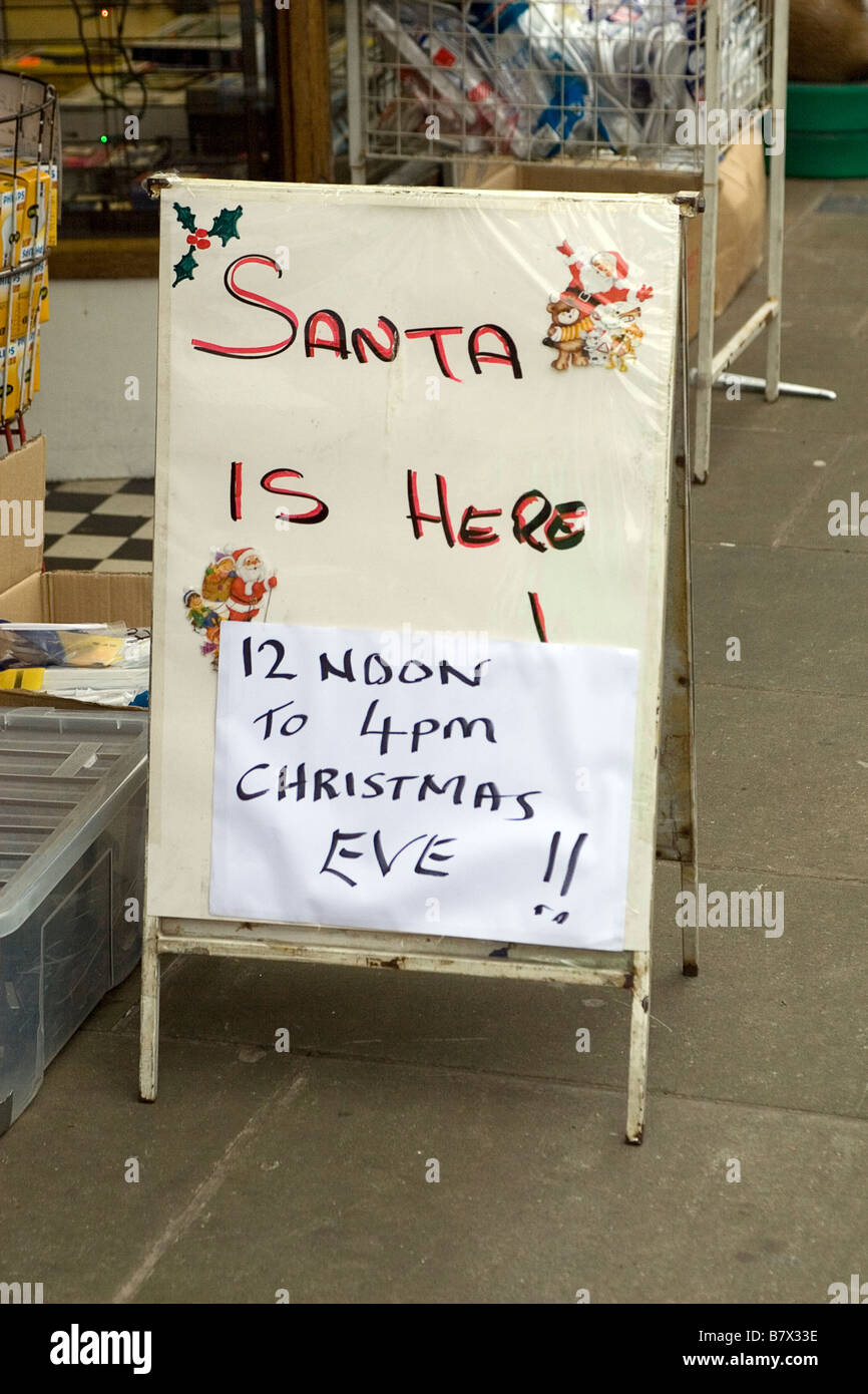 Santa is here Stock Photo - Alamy