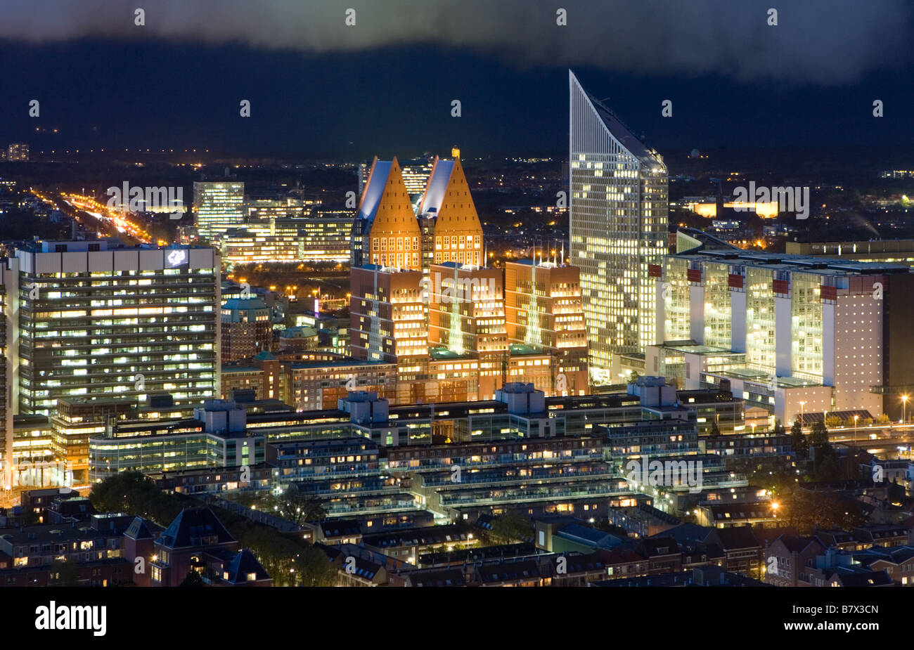 "Den Haag" skyline Stock Photo: 22086421 - Alamy