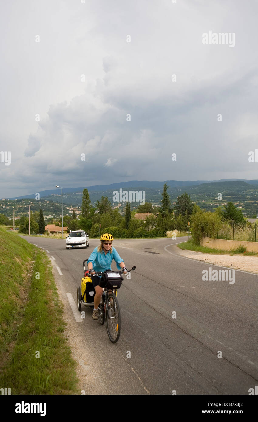 Thunder storm cyclist hi-res stock photography and images - Alamy