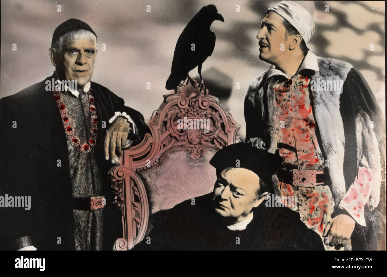 Le corbeau the raven Year: 1963 USA BORIS KARLOFF, VINCENT PRICE, PETER ...