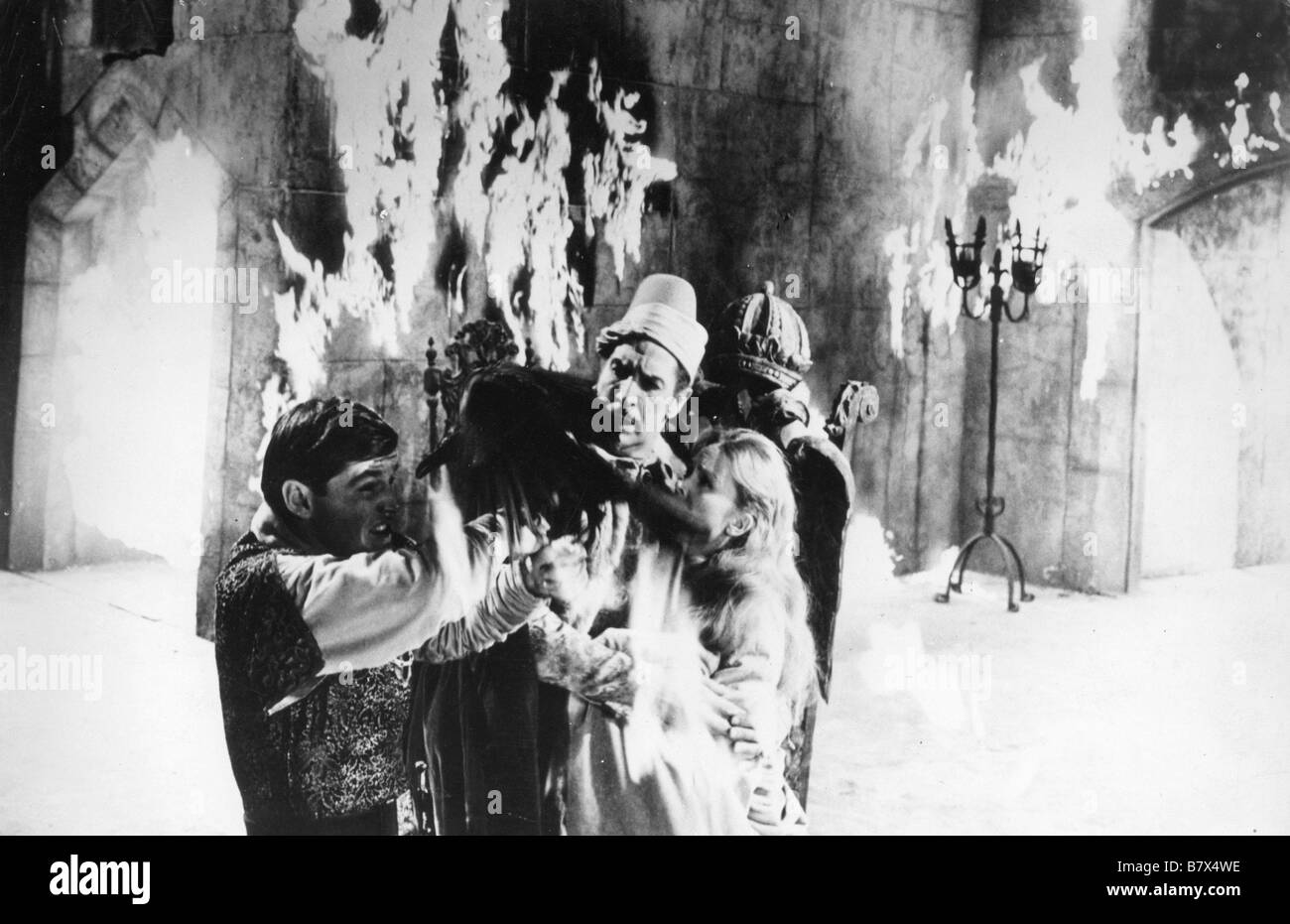 The raven 1963 jack nicholson Black and White Stock Photos & Images - Alamy