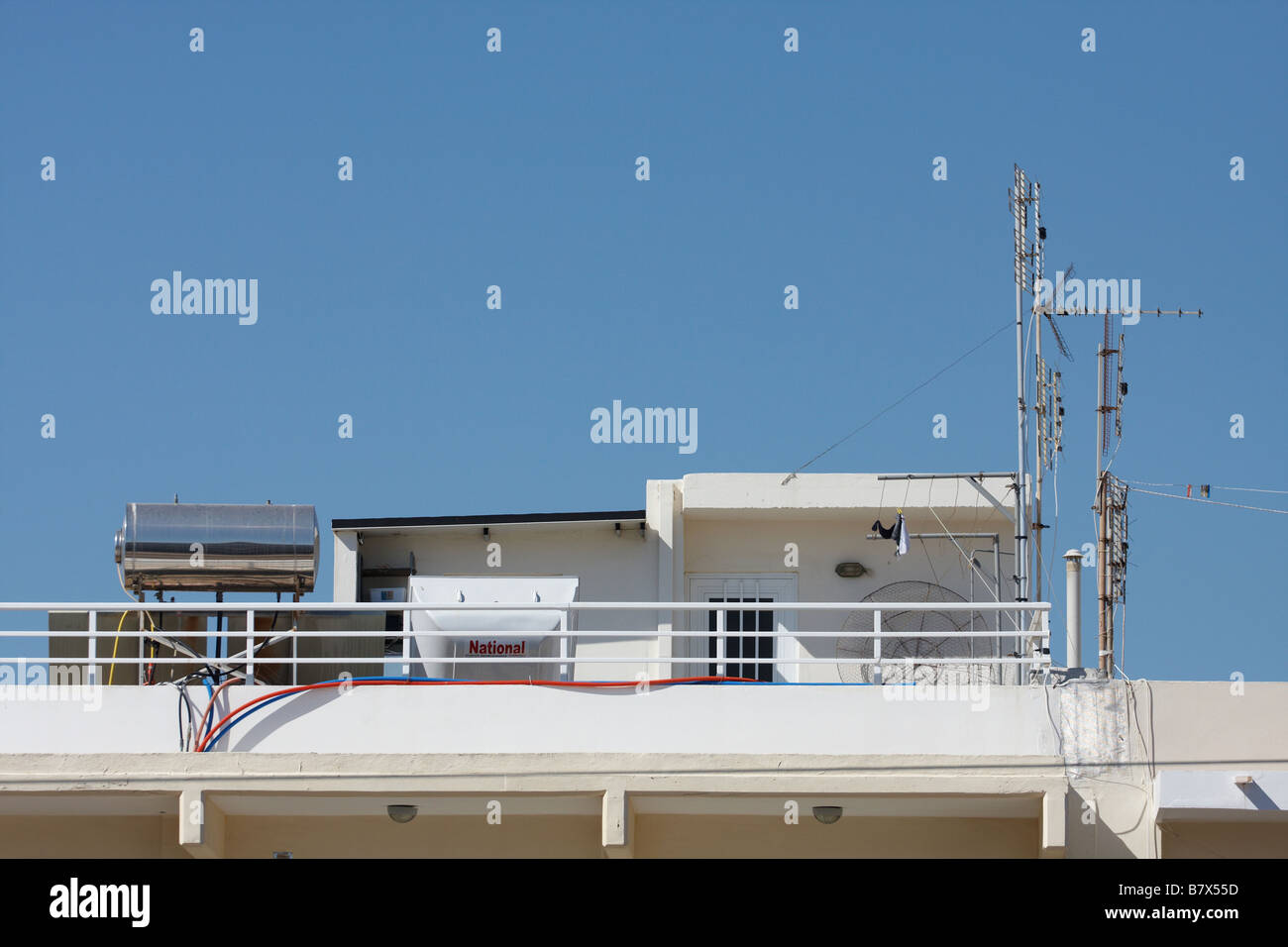 Air Conditioning rhodes greece Stock Photo - Alamy