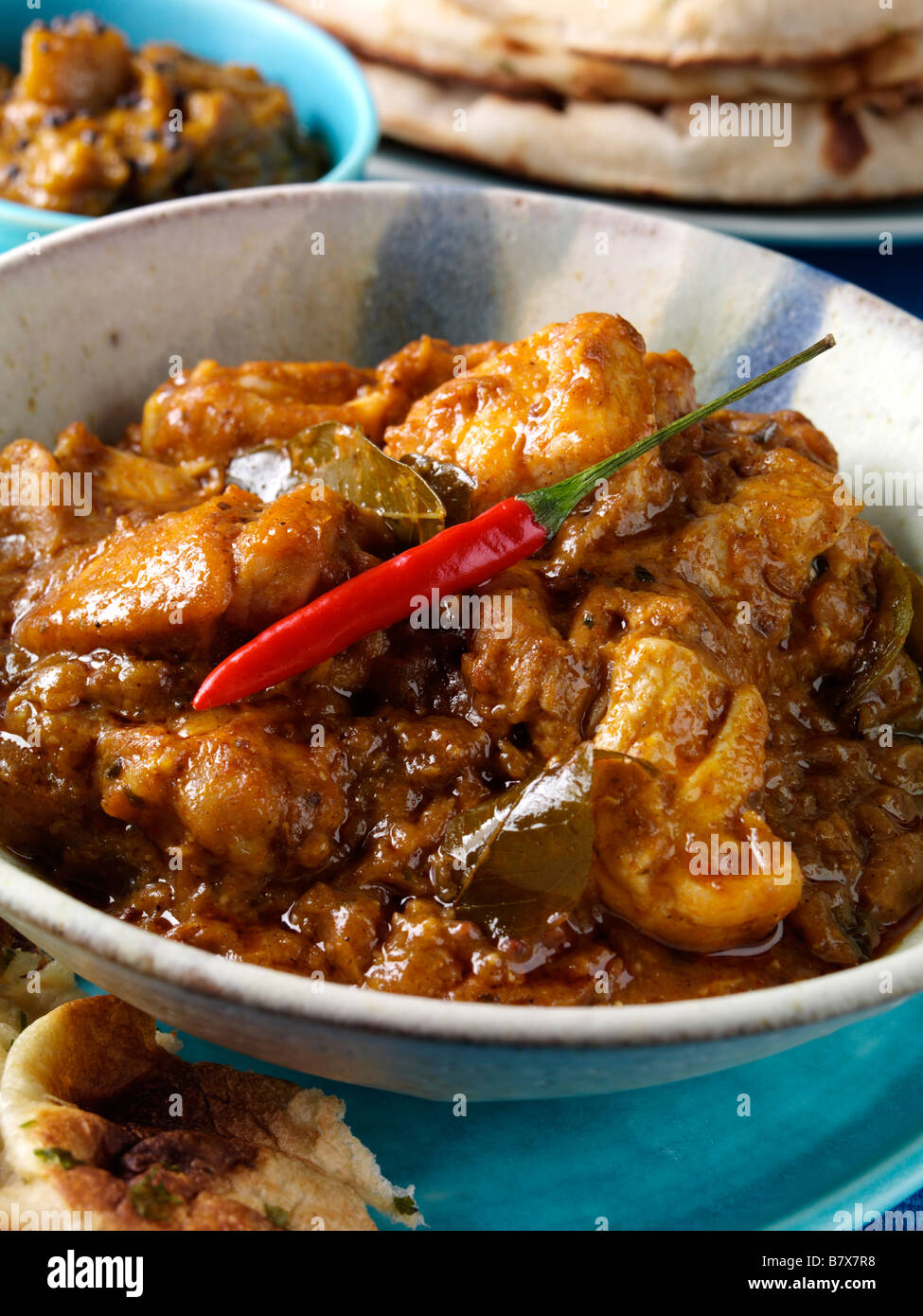 Madras chicken curry Stock Photo - Alamy